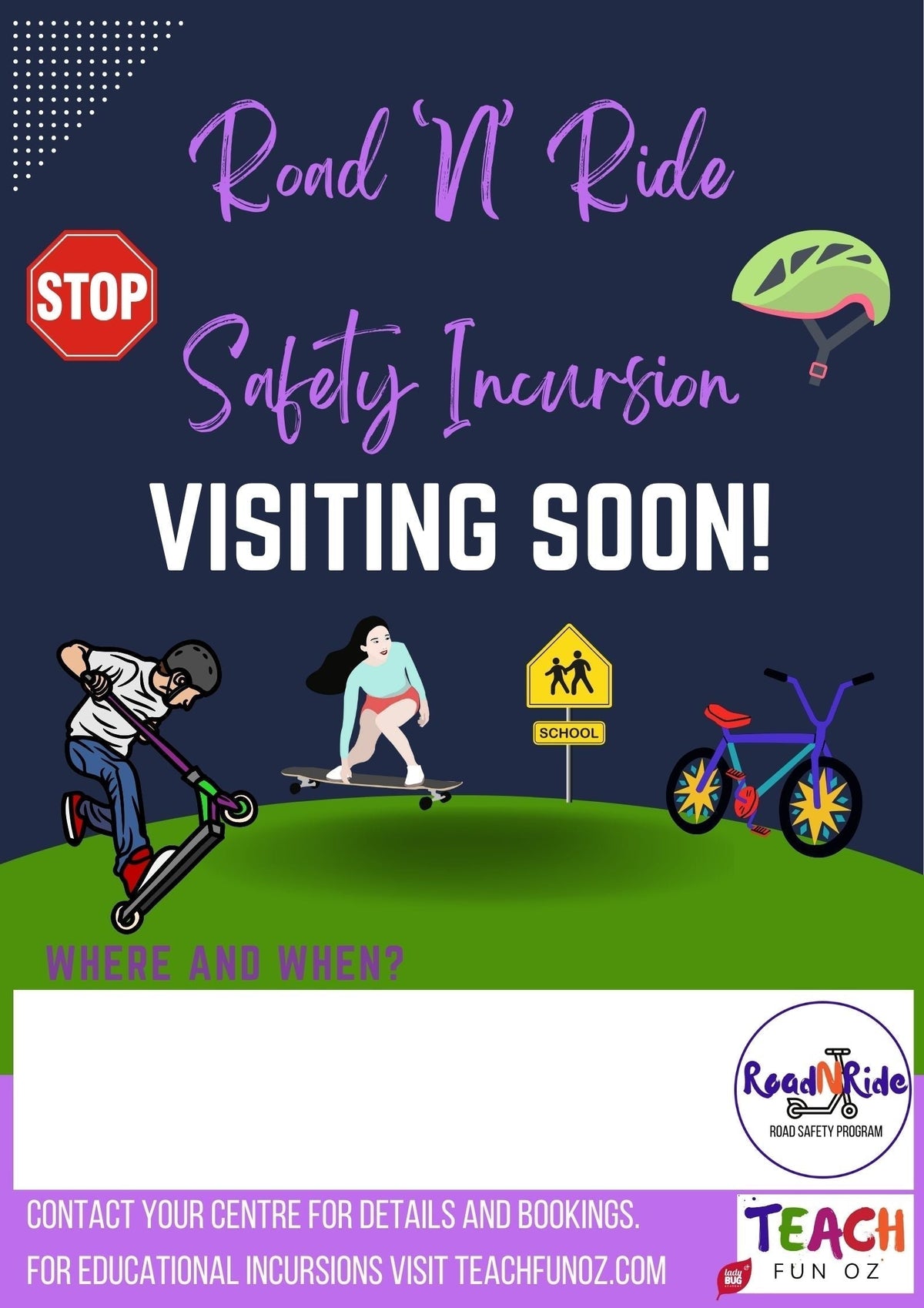 Road Safety Incursion Program - Road N Ride is here — Teach Fun Oz