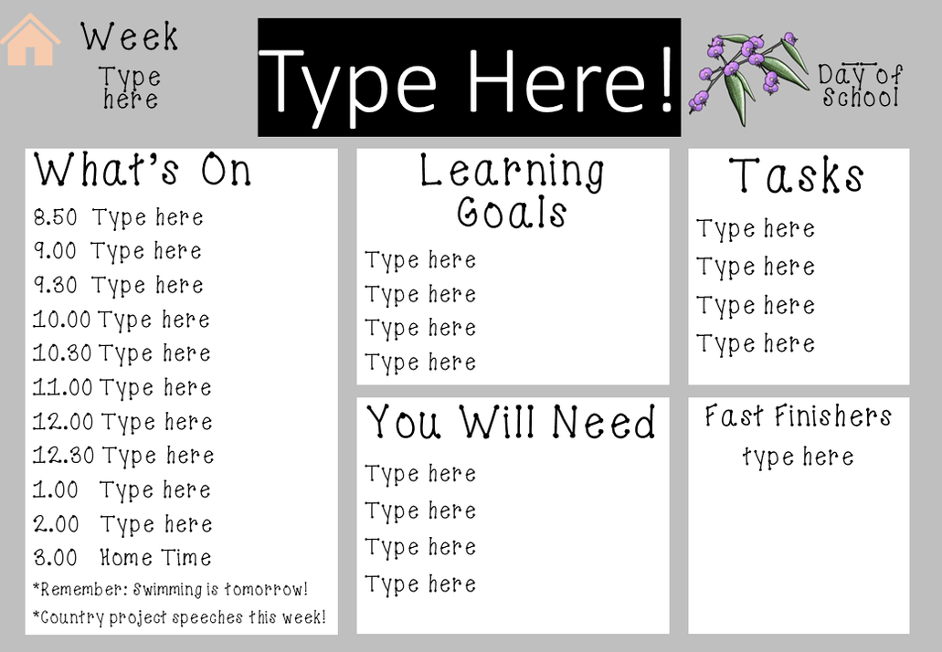 Australian Plants Australiana - Ultimate Teacher Dashboard Editable Da ...
