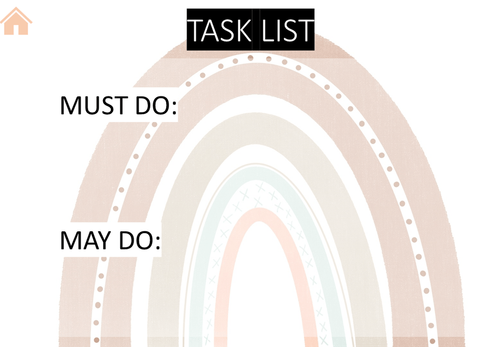 Boho Rainbow Pink - Ultimate Teacher Dashboard Editable Daily Agenda S ...