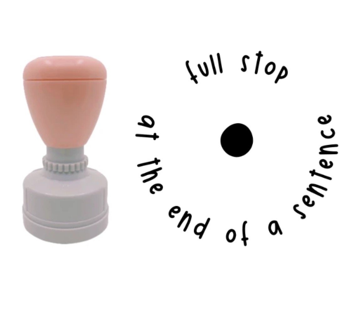 Full Stop Stamp - Teacherlatte — Teach Fun Oz