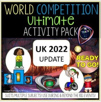 Commonwealth Games 2022 Themed Unit Print or Digital Activities - Birm ...