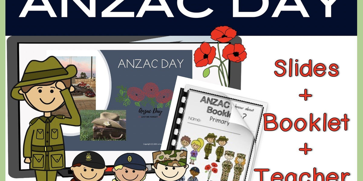 Free Sample of Anzac Day Activities Worksheets Packet Booklet Anzac Fa ...