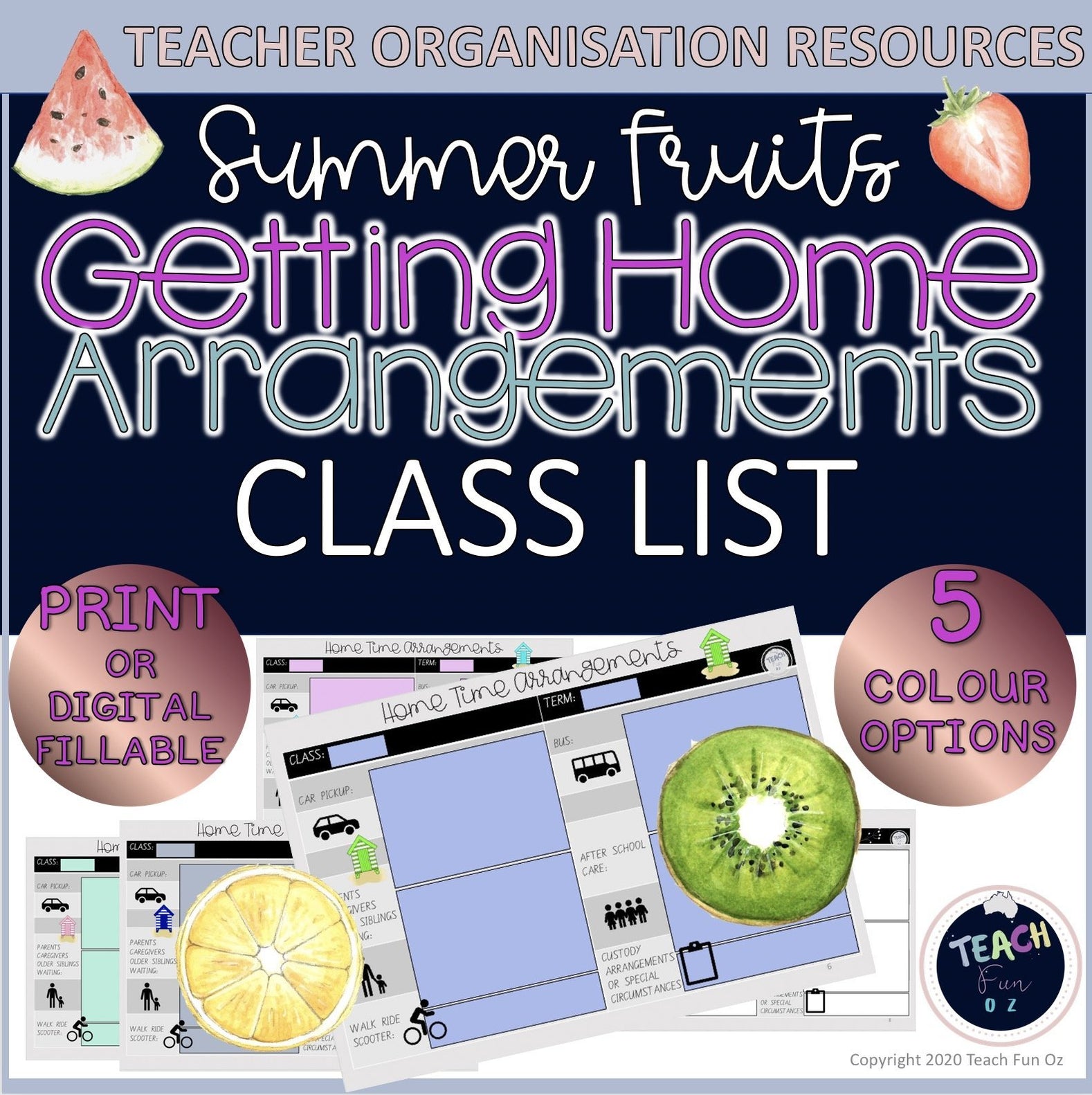 Getting Home End of Day Home Time Travel Arrangements Chart - Summer F ...