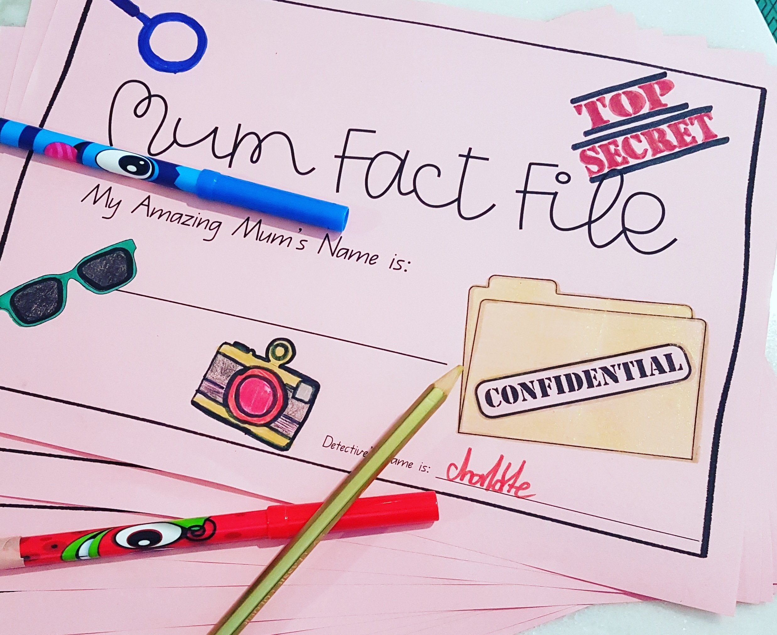 Mothers Day Activity Worksheet Packet Booklet Primary Mum Mom Nan Fact ...