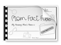 Mothers Day Activity Worksheet Packet Booklet Primary Mum Mom Nan Fact ...
