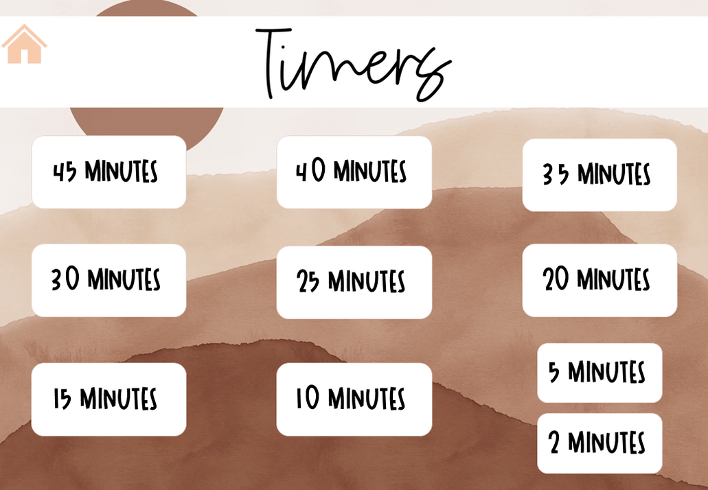 Neutral Moon - Ultimate Teacher Dashboard Editable Daily Agenda Slides ...