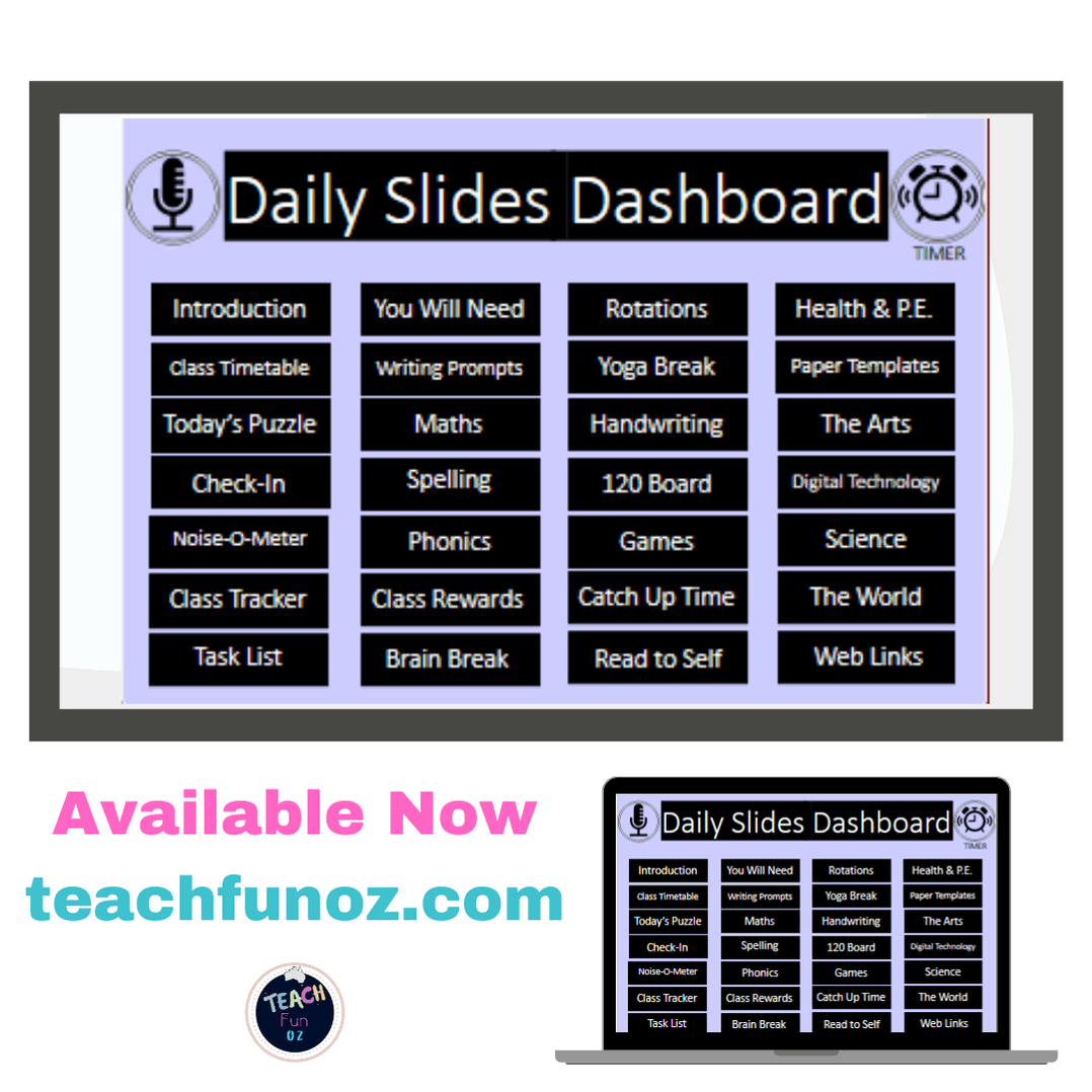 Relief Teacher Ultimate Dashboard - Editable Daily Slides Lesson Ideas ...