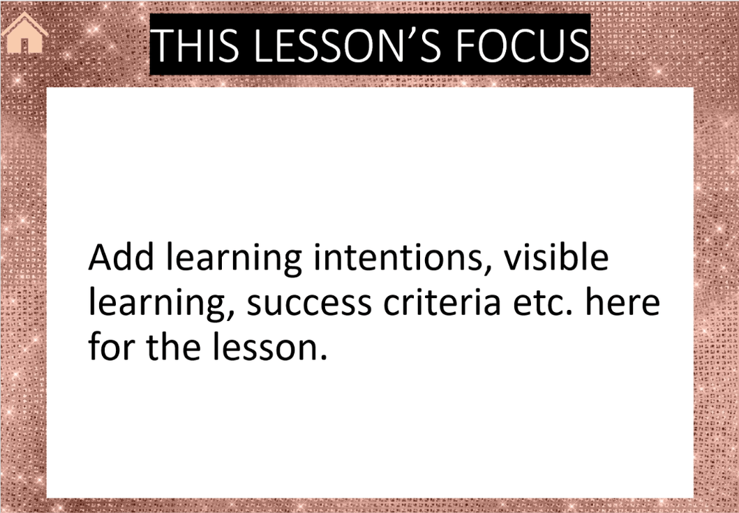 Rose Gold Ultimate Teacher Dashboard Editable Daily Agenda Slides and ...
